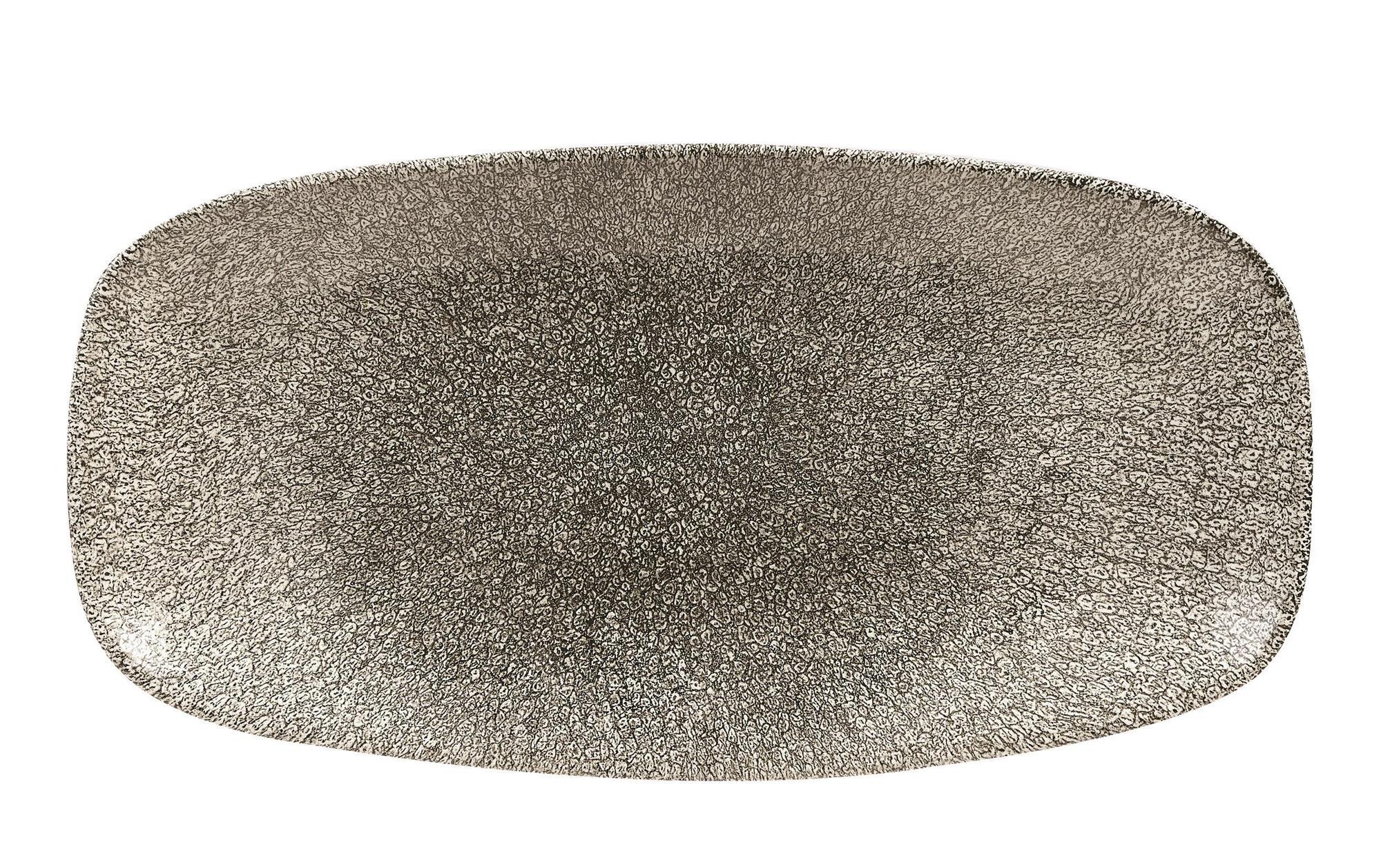 Churchill Platte 29,8 x 15,3 cm Studio Prints Raku schwarz | Gastronomie-Kaufhaus