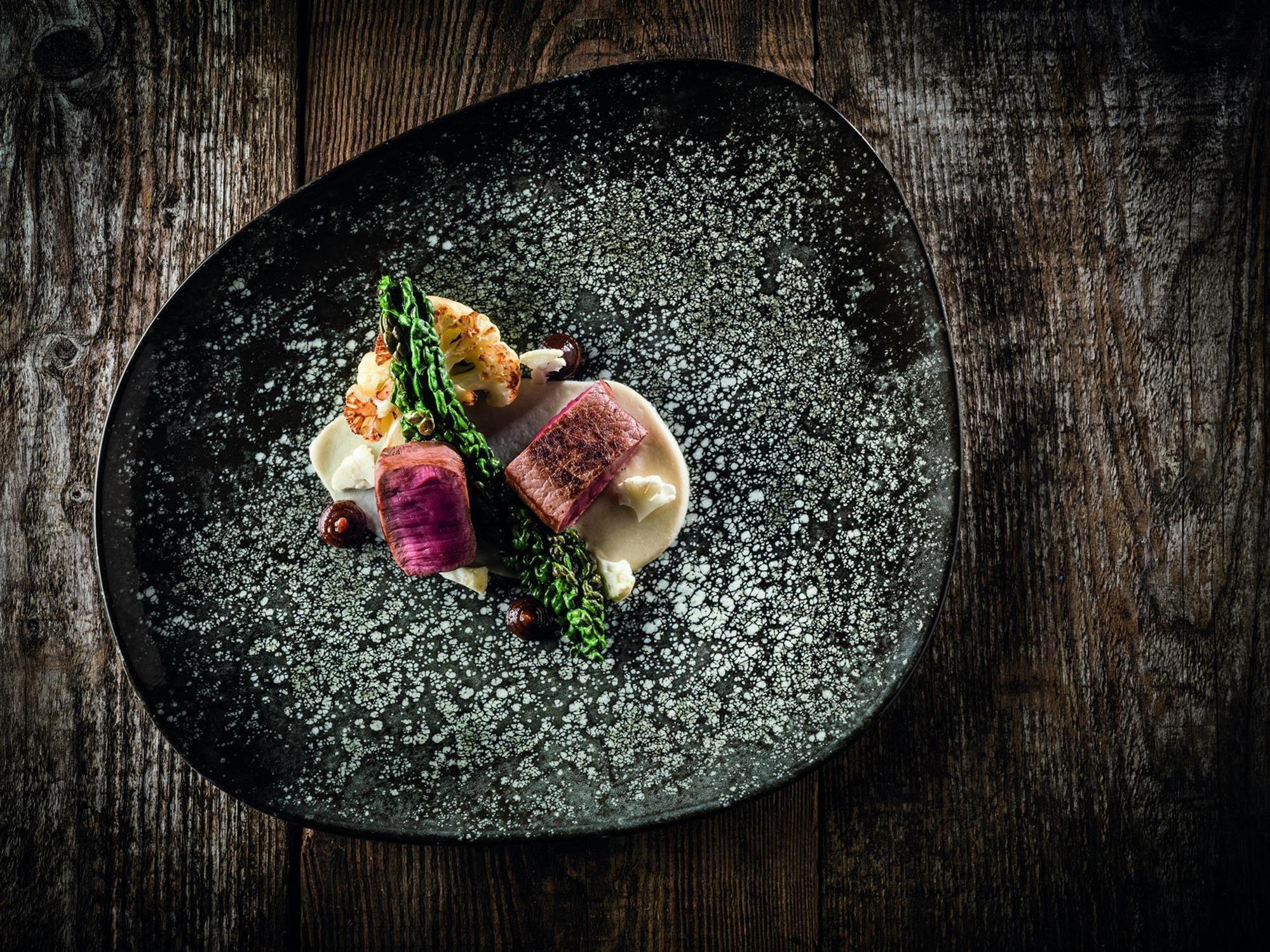 Cosmos Black Vago Platte oval 36 cm COSBLVAO36DT Bonna Gastronomie-Kaufhaus